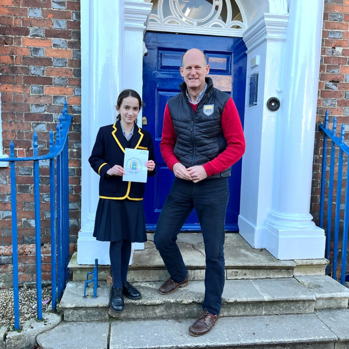 Rupert House School - Centenary badge winning design